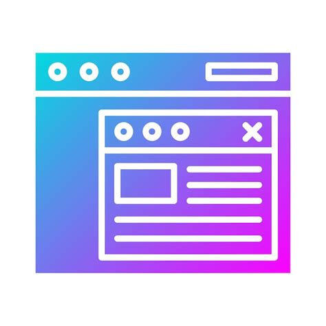 Premium Vector Browser Pop Up Vector Icon Can Be Used For Coding And