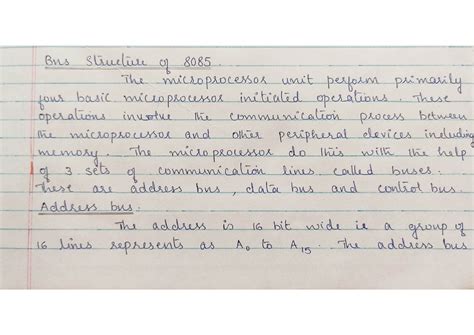 Bus Structure Of 8085 Microprocessor Computer Science Studocu