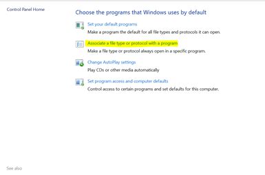 How To Set Up Microsoft Excel As The Default Program Catapult PlayerTek Plus