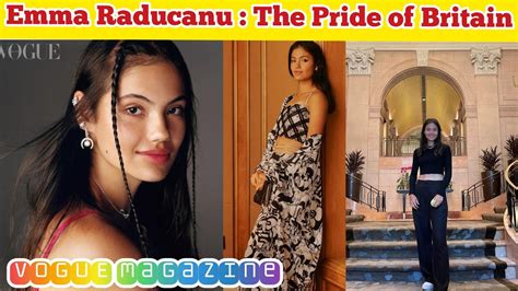 Emma Raducanu Cover Vogue Magazine Highlights Us Open Tennis Met Gala