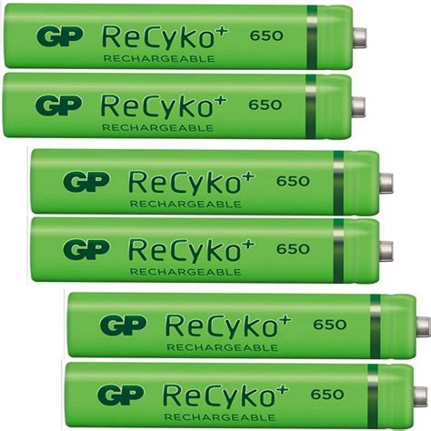 6 x AAA Rechargeable batteries 650mAh NiMh For Philips SBC HB550S Head ...