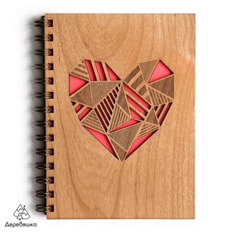 Glowforge Notebook Svg Notebook Laser File Notebook Dxf Template Notebook Cover Box Svg Cricut