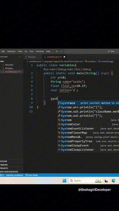 Java Variables Java Javavariables Shorts Youtube