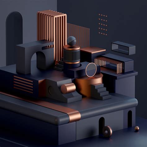3d Illustration Collection On Behance