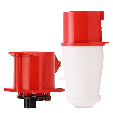 Buy 32a 3 Phase Socket3pe Industrial Plug Socket 32a 3 Phase