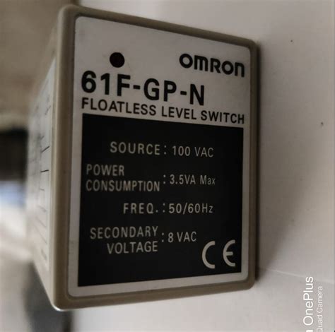 Floatless Level Switch Omron 61f Gp N At ₹ 5000piece Level Switch In