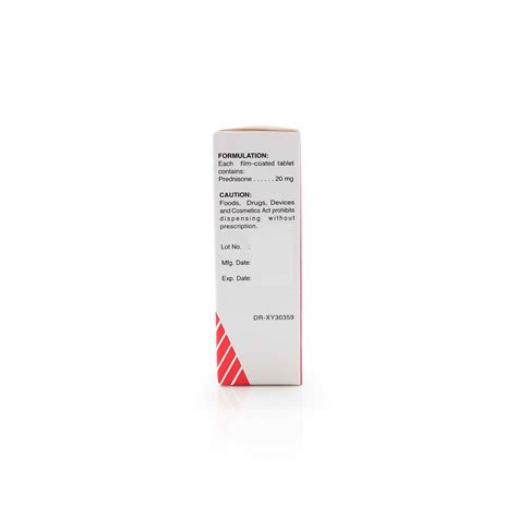 Pred® 20mg Film Coated Tablet
