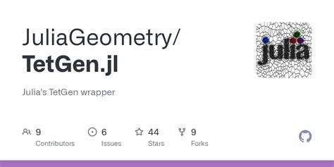 github juliageometry tetgen jl julia s tetgen wrapper