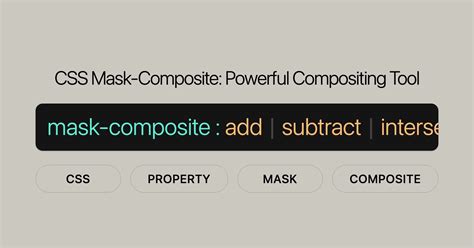 Css Mask Composite Powerful Compositing Tool