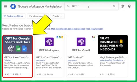 Como instalar la inteligencia artificial ChatGPT en Google Sheets