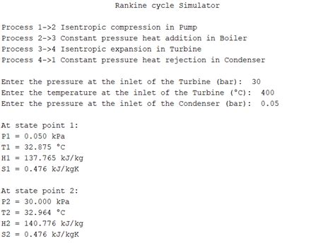 rankine cycle simulator using matlab skill lync