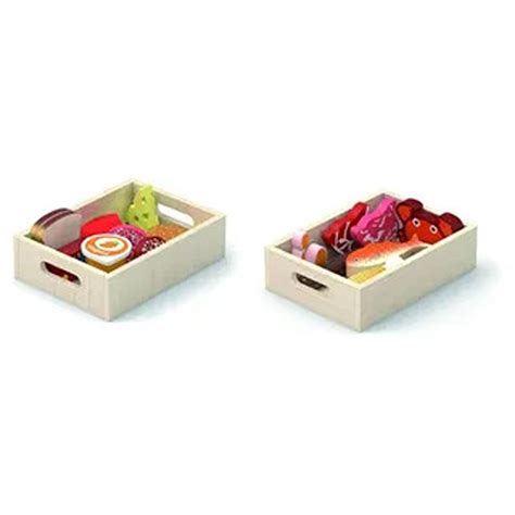 Viga Play Food Fridge Food Set All You Need