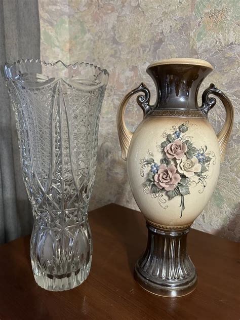 Ваза фаянс стопки кришталь — ціна 350 грн у каталозі Вази Купити товари для дому та побуту за