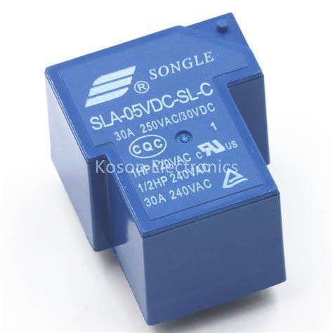 1 Pcs SLA 05VDC SL C T90 Relay 5V 30A 6PIN SONGLE Relays In Relays From Home Improvement On