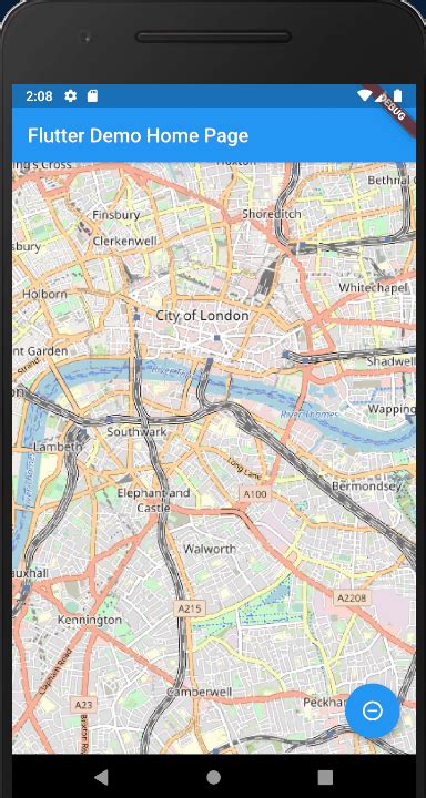 Flutter Map Widget Fluttercore