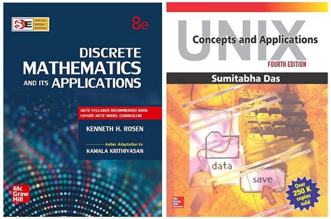 Buy Discrete Mathematics And Its Applications Sie 8th Edition And Unix Concepts And