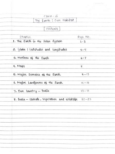 Ncert Geography Class 6 Summary Pdf Plateau Astronomy