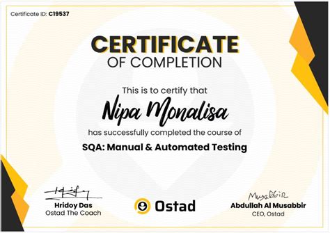 Sqa Manualtesting Automatedtesting Ostadplatform Techjourney