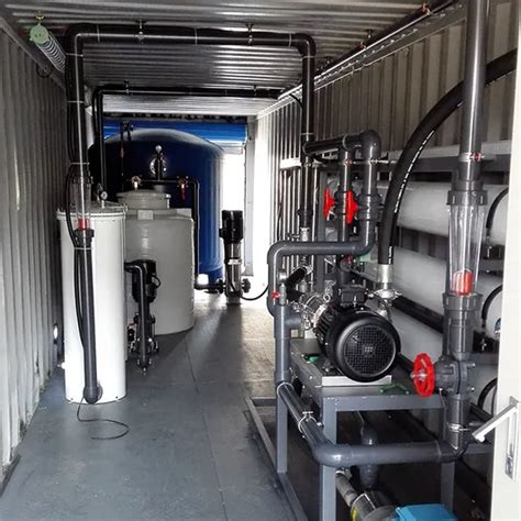 Solar Powered Mobile Reverse Osmosis System Sea Water Desalination Plant Seawater Desalination