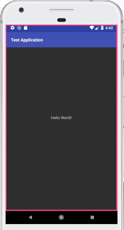 How To Put Borders To The Entire Screen In The Android Application