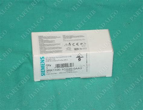 siemens 3rk1100 1cq20 0aa3 interface module 4 output 1a