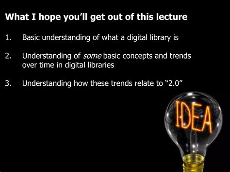 introduction to digital libraries definitions examples concepts and