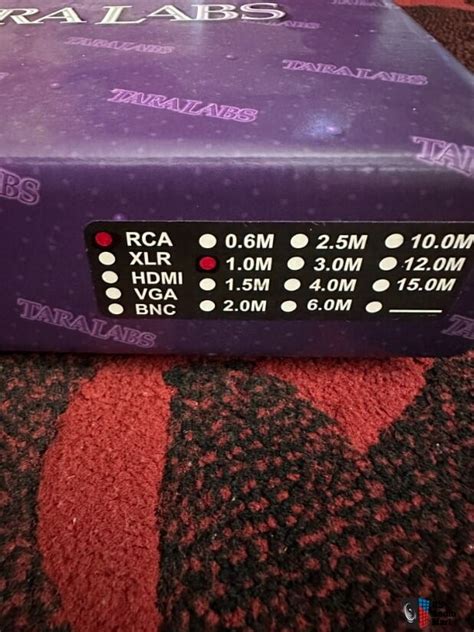 Tara Labs The Ones Rca Interconnect Cables Photo 5192308 Us Audio Mart