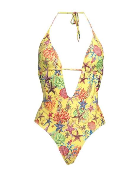 Yellow One Piece Swimsuit With Bow At Victoria Riley Blog
