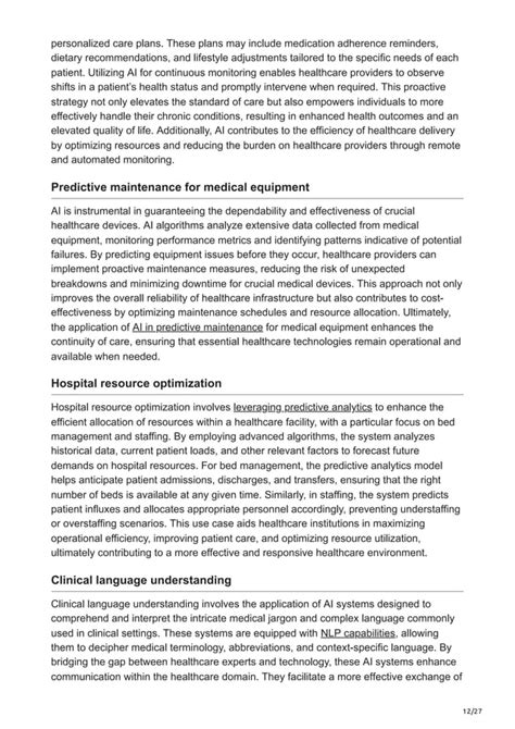 Ai In Healthcare Use Cases Applications Benefits Solution Ai Agents And