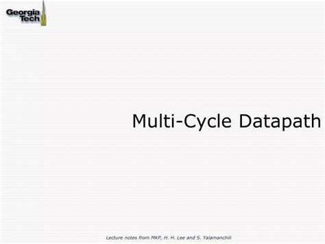ppt multi cycle datapath powerpoint presentation free download id