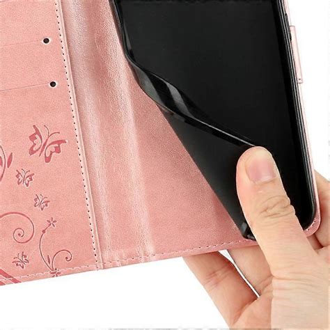 Compatible For Iphone 16 Case Flip Shockproof Butterfly Floral Leather