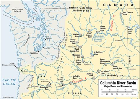 Columbia River Chart Maps Columbia River Map Cqjx