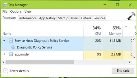 [fix] service host diagnostic policy service high cpu usage in windows 10