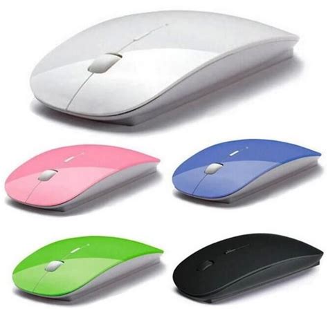 Ultra İnce Usb Bilgisayar Pc Dizüstü Masaüstü Kablosuz Mouse Beyaz Lisinya