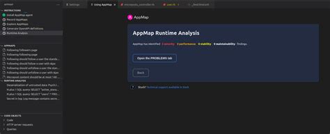 Enable Findings Feature Flag Changes Display Of AppMap Runtime Analysis Instruction Page Issue