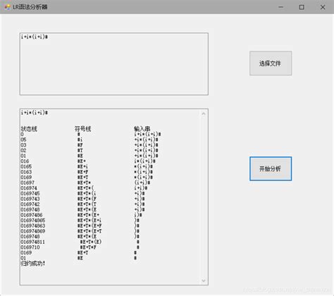 C 可视化——lr语法分析器用c 构造一个lr1分析器 Csdn博客