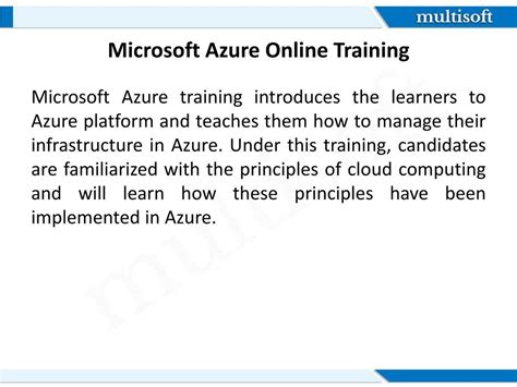 ppt microsoft azure online training powerpoint presentation free download id 7723300