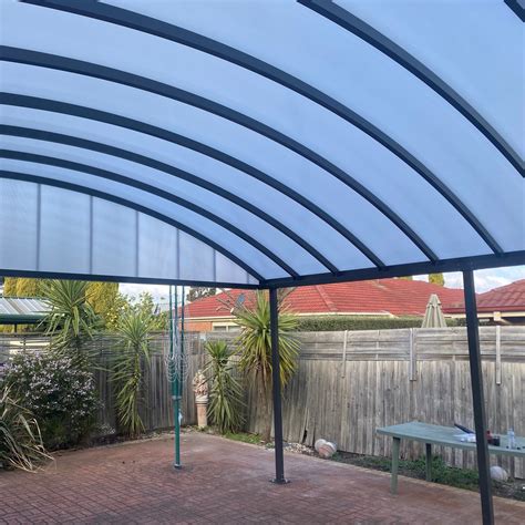 Curved Pergola Melbourne Polycarbonate Roofing Exceliteplas