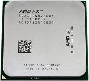 AMD FX Series FX 8310 FX 8310 3 4 GHz Eight Core CPU Processor FD8310WMW8KHK Socket AM3 NO Fan