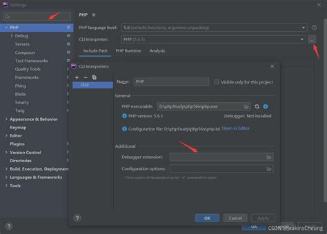 Phpstrom运行php项目出现“debug Extension Is Not Installed“debugger Extension