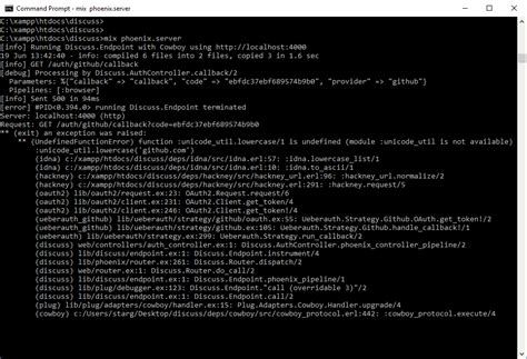 Module Unicodeutil Not Available Phoenixelixir Stack Overflow