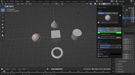 D View Viewport Shading Random Single Color Not Working Blender Stack Exchange