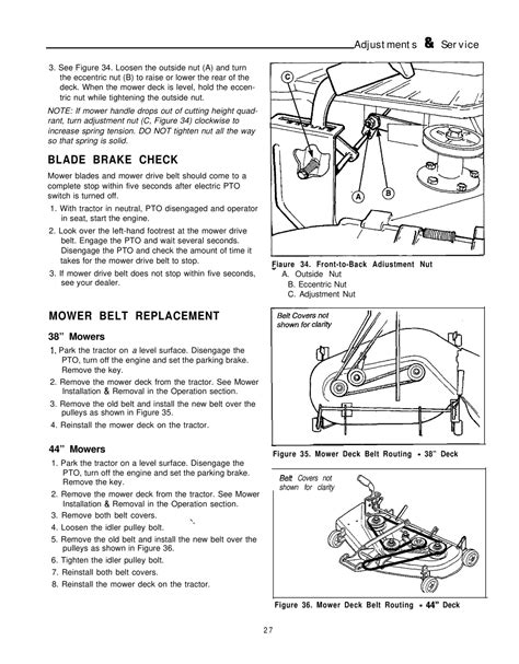 Adjustments 8 Service Seat Adjustment Simplicity 1693266 Manual