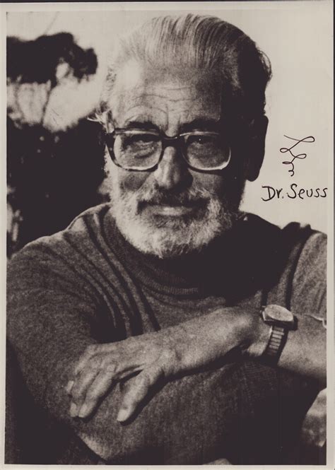 Theodor Dr Seuss Geisel Autographed Signed Photograph