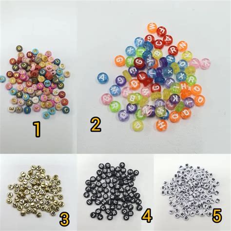 50gram Mote Bulat Alfabet Abjad Huruf Abjat Lazada Indonesia