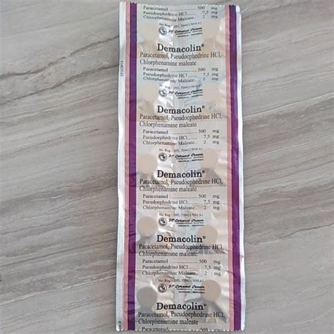 Jual Demacolin Tabletobat Flu Shopee Indonesia