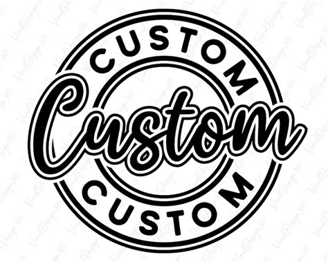 Custom Circle Svg Custom Name Svg Cricut Personalized Svg Etsy