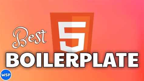 best html5 boilerplate for web developers is here youtube