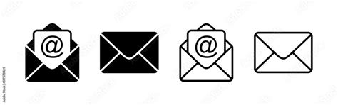 Vektorová grafika Mail icon vector email sign and symbol E mail icon