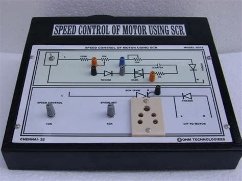 OHM TECHNOLOGIEES Speed Control Of Motor Using SCR At Unit In Chennai